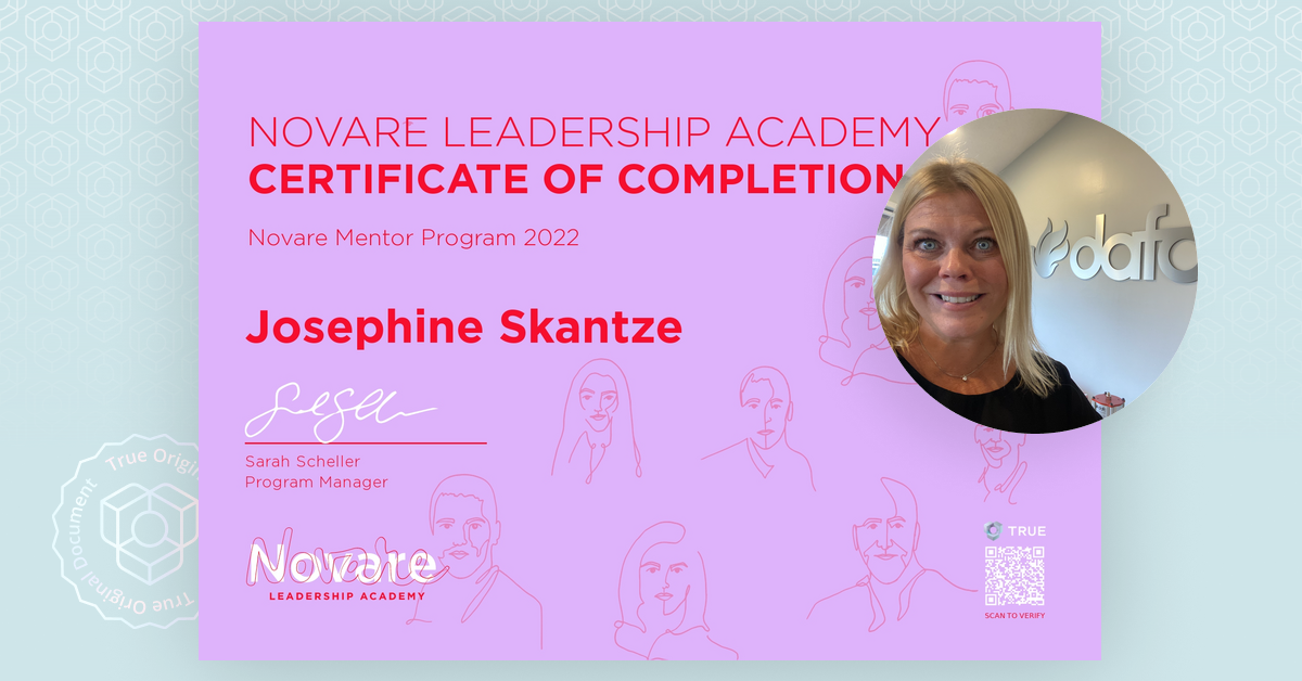Novare Leadership - Certifikat utfärdat till Josephine Skantze av ...